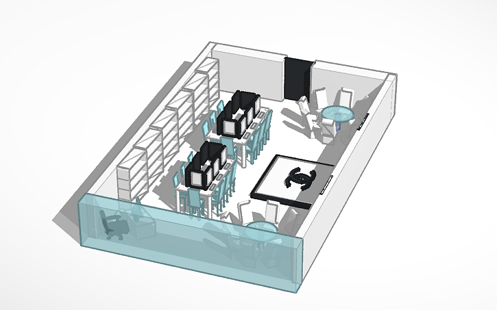 3D design the library - Tinkercad