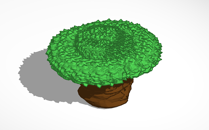 3D design of trees - Tinkercad