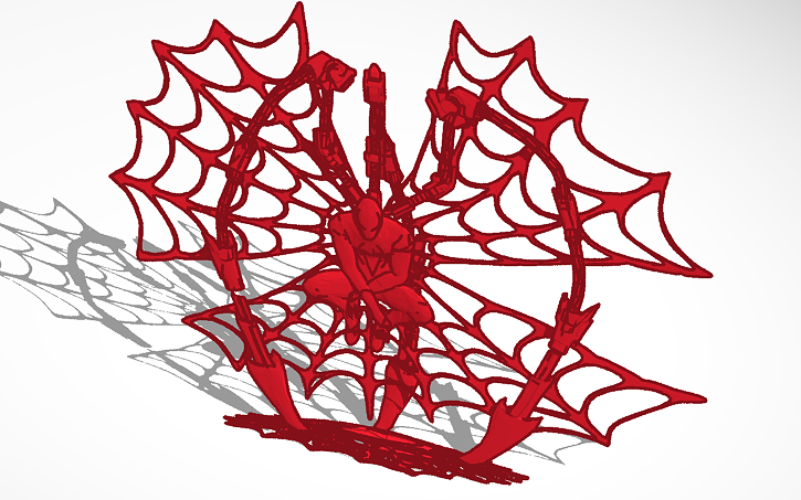 3D design Spider-man - Tinkercad
