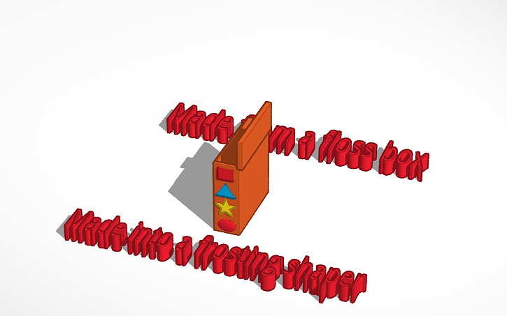 3D design Redneck Frosting shaper | Tinkercad