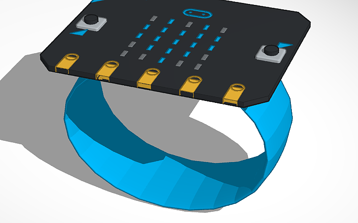 3d Design Simple Microbit Tinkercad