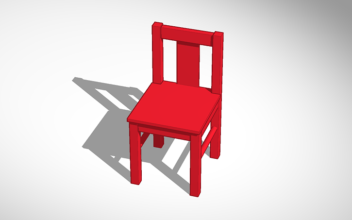3D design Samlad stol | Tinkercad