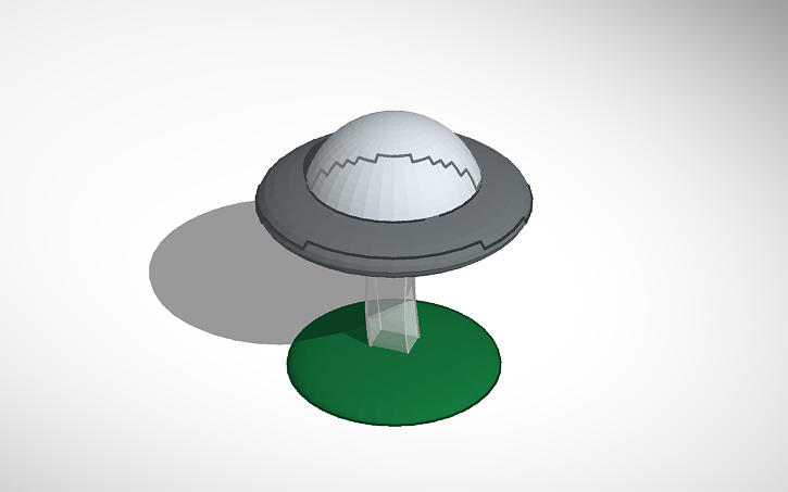 3D design UFO - Tinkercad