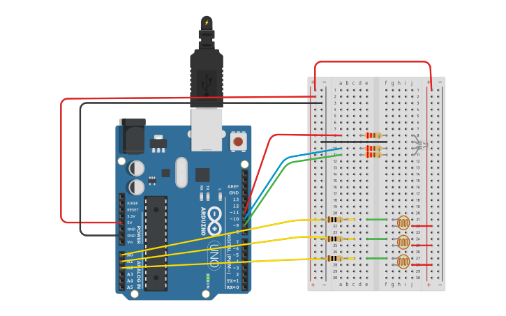 Circuit design arduino.project4 color mixing lamp by Jeremiah Bernabe ...