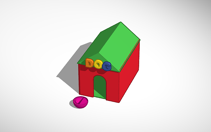 3D design Dog house | Tinkercad