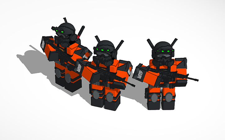 3D design SCP epsilon 11 mobile task force - Tinkercad