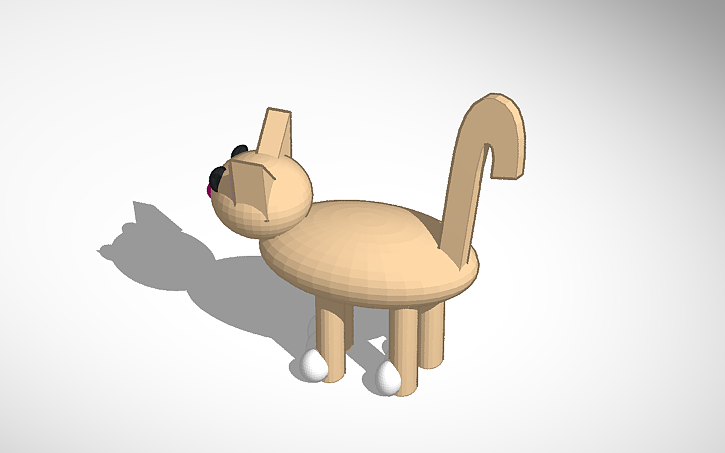 3D design Cat | Tinkercad