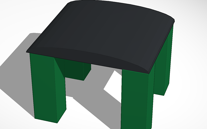 3D design round table | Tinkercad