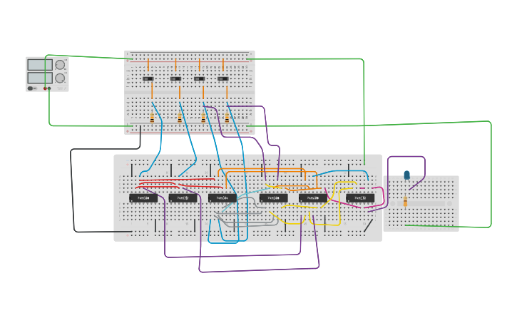 Circuit design Ula 1 Bit - Samuel Bronzato - Tinkercad