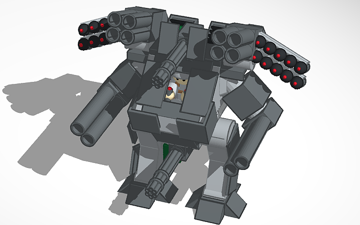 3D design Heavy Mech - Tinkercad