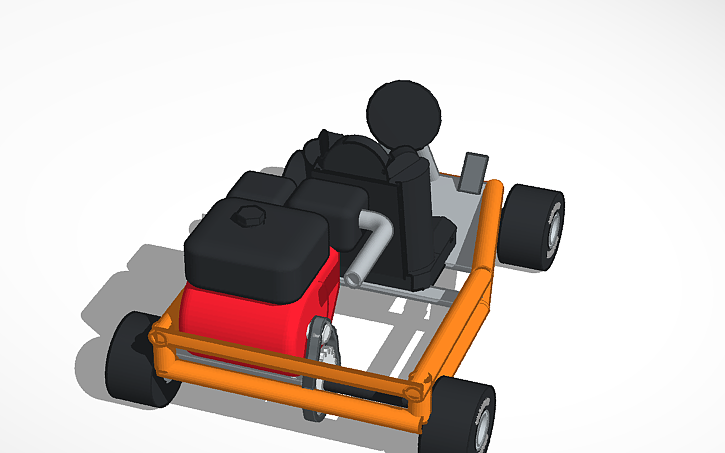 3D design go cart - Tinkercad