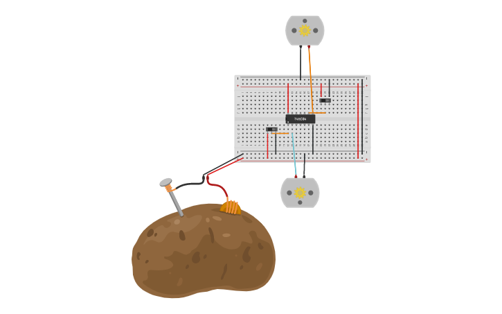 Circuit design IC Not Gate | Tinkercad