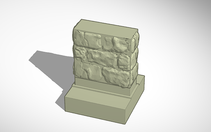 3D design Wall tile - Tinkercad