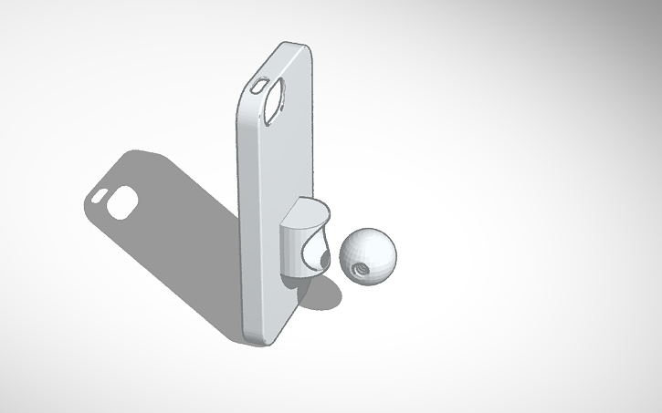 3D design 2nd IPhone 5 camera adapter - Tinkercad