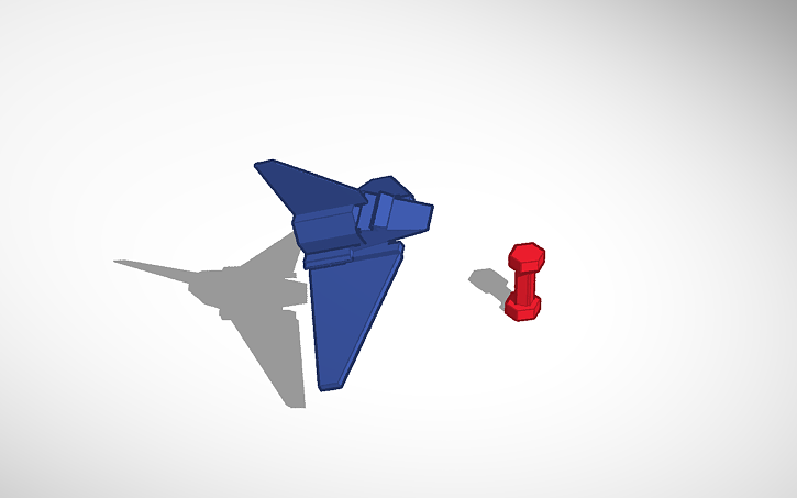 3D design Tri wing - Tinkercad