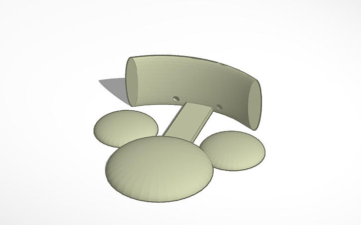 3D design Mouse Ear Hanger | Tinkercad