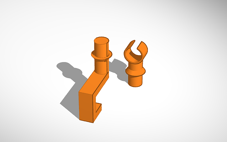 3D design Torch and ring holder thingy - Tinkercad