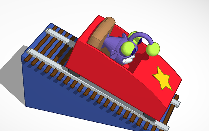 3D design Angler fish on roller coaster | Tinkercad