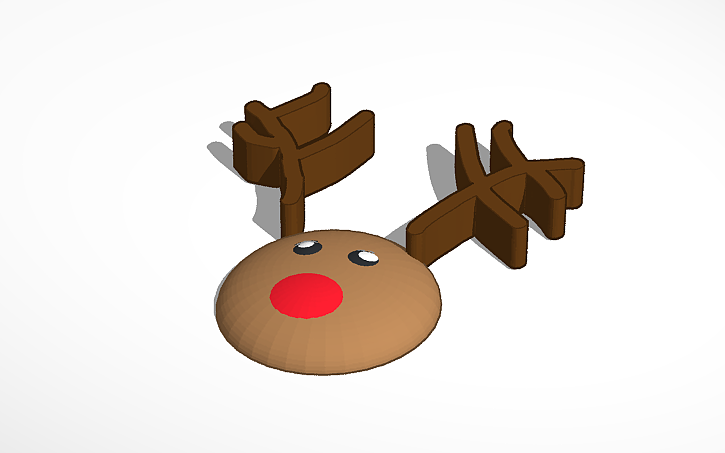 3D design Reindeer - Tinkercad