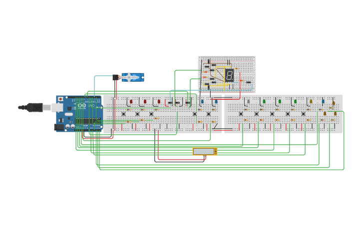 Circuit design Elevador-Finalizado | Tinkercad