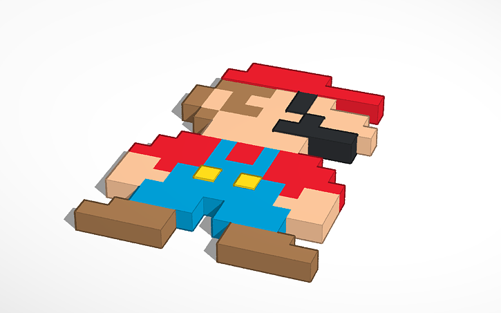 3D design Mario - Tinkercad