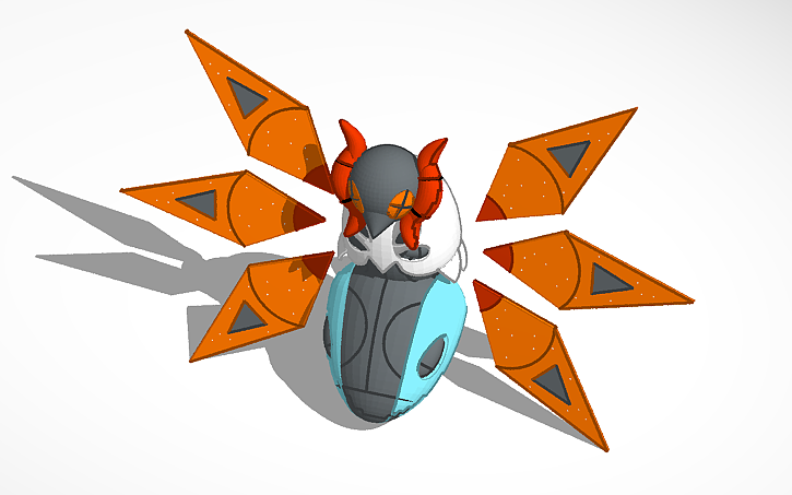 3D design Iron Moth - Tinkercad