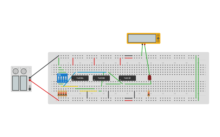 Circuit design simple 6 | Tinkercad