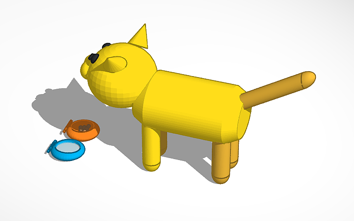 3D design Cat - Tinkercad