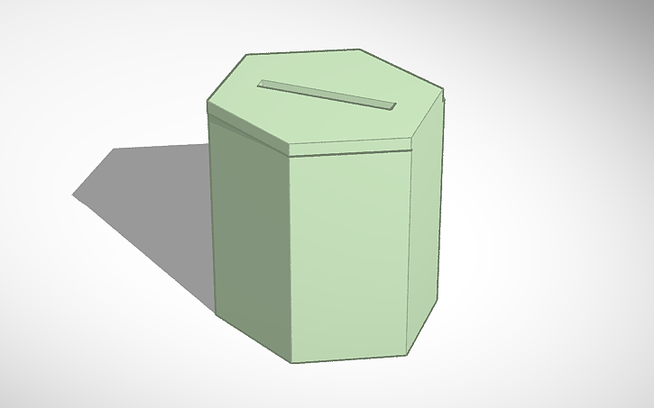 3D design hucha - Tinkercad