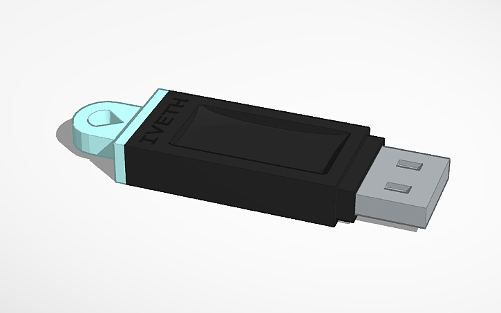 3D design USB - Tinkercad