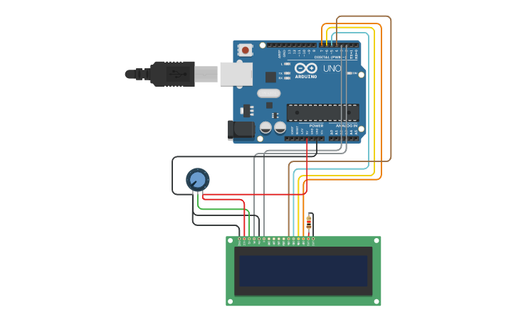 Circuit design evaluación sumativa 4 - Tinkercad