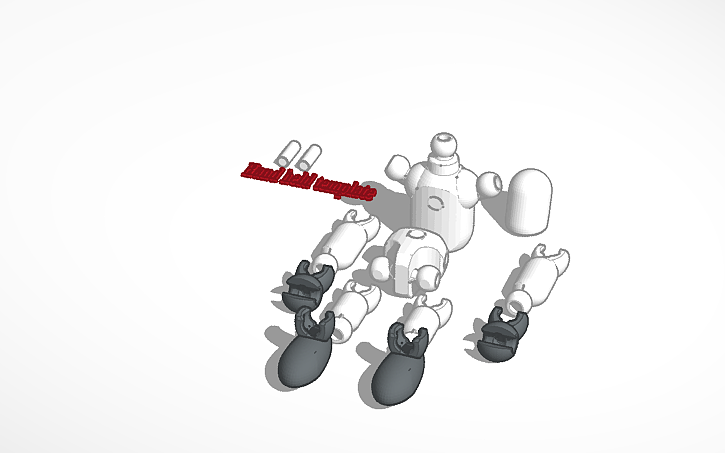 3D design Chibi figure template | Tinkercad