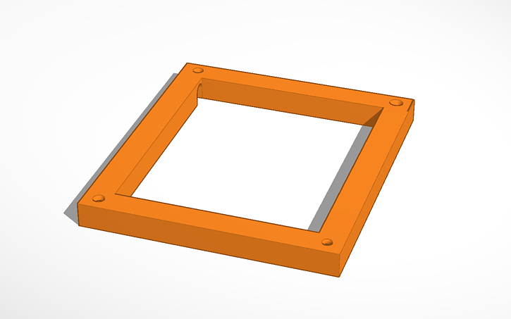 3D design cat hatch frame | Tinkercad