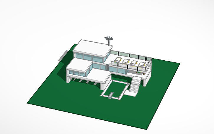 3D design My First Modern Home | Tinkercad