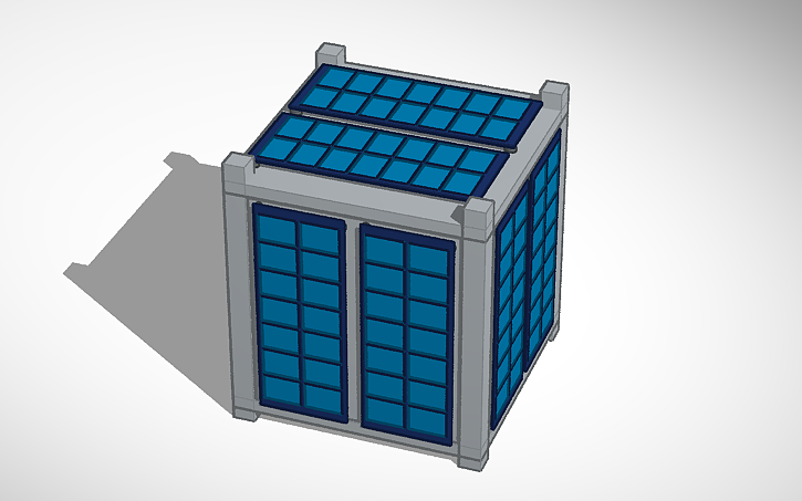 3D design CUBESAT - Tinkercad