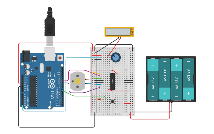 Circuit design Analog Sensor Circuit - Tinkercad