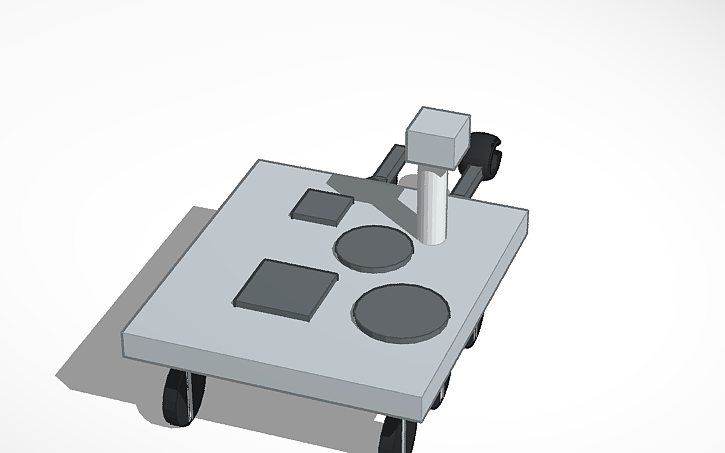 3D design Perseverance Rover - Tinkercad