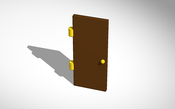 3D design Door - Tinkercad