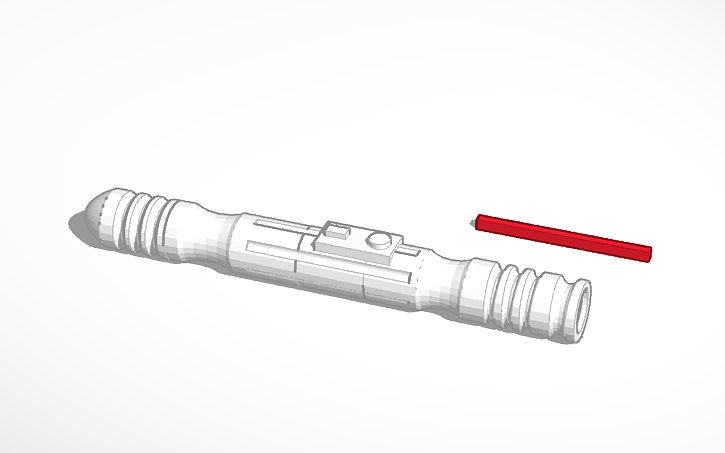3D design Lightsaber - Tinkercad
