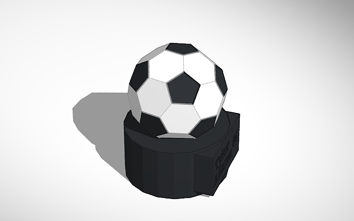 3D design soccer trophy | Tinkercad