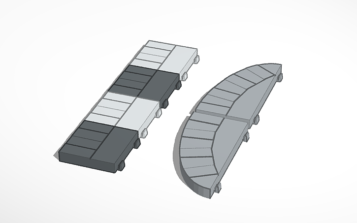 3D design 5 cm 10cm 20cm straight shoulder NINCO - Tinkercad