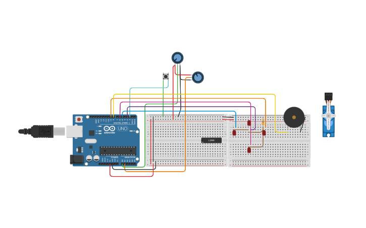 Circuit design joystick - Tinkercad