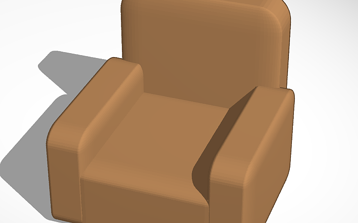 3D design Chair - Tinkercad