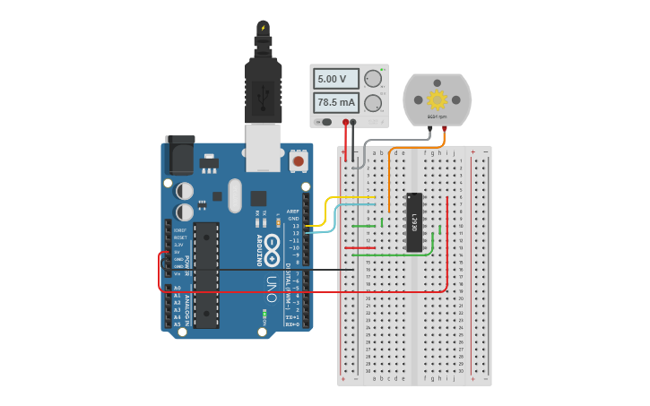 Circuit design Lab 5 parte 3 ejercicio 2 | Tinkercad