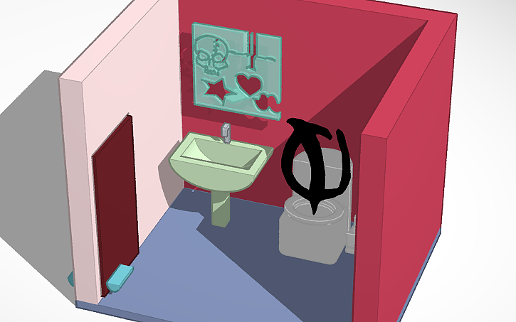 3D design bAño - Tinkercad
