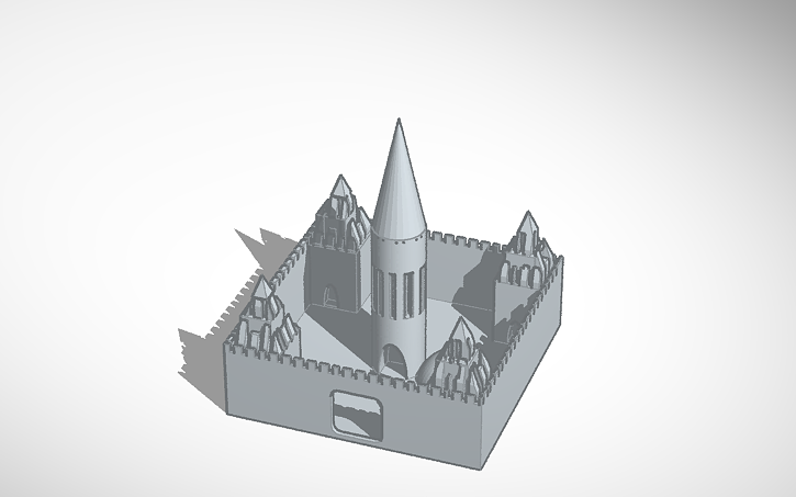 3D design castle | Tinkercad