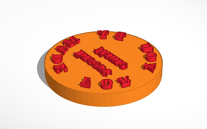 3D design Name Stamp | Tinkercad
