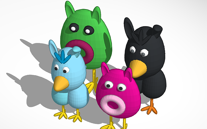 3D design Chuck Family - Tinkercad