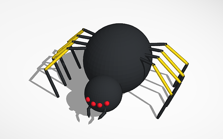 3D design Spider - Tinkercad