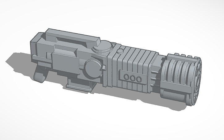 3D design doom eternal plasma rifle complete | Tinkercad